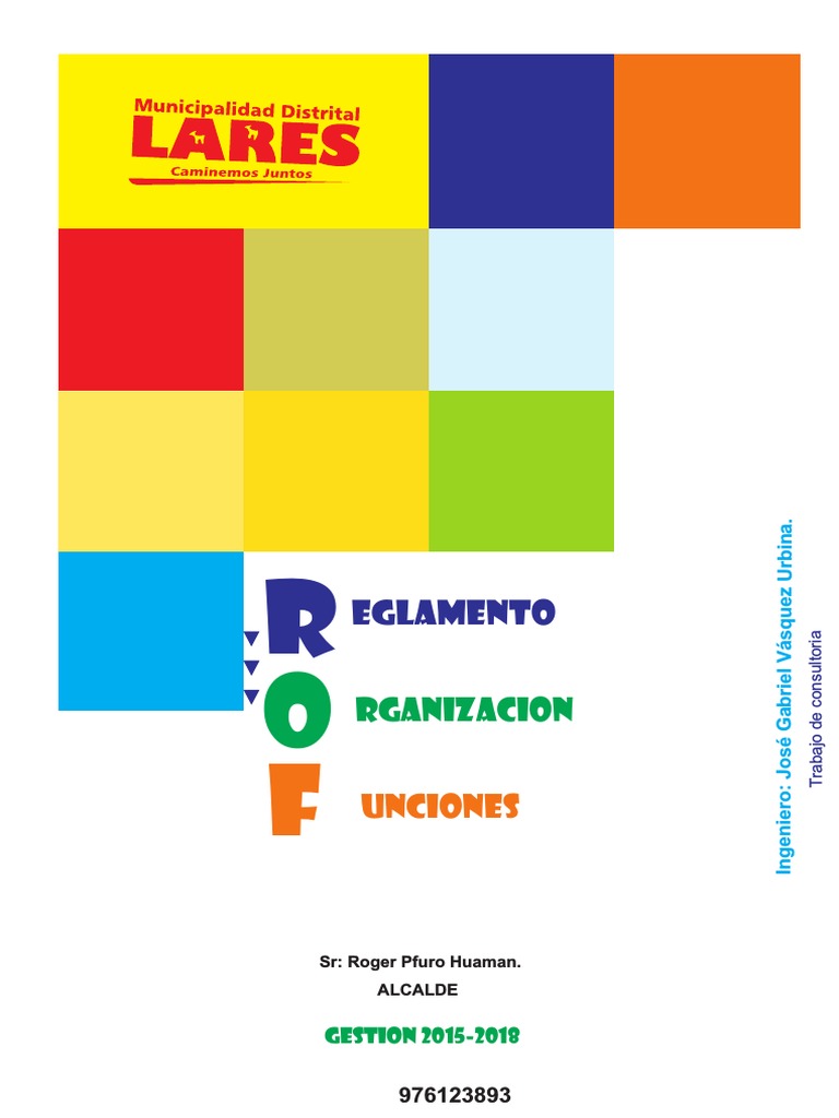 Rof Lares | PDF | Alcalde | Gobierno local