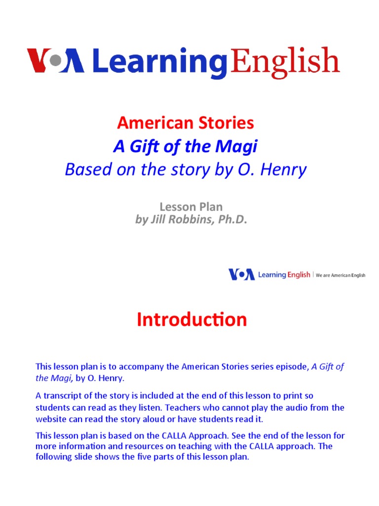 The Gift of The Magi - Teaching | PDF | English As A Second Or Foreign ...