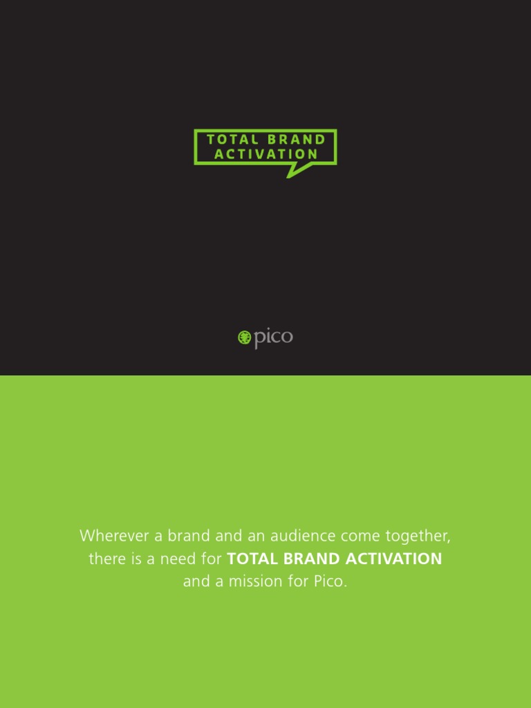 Pico Corporate Brochure | PDF | Brand | Strategic Management