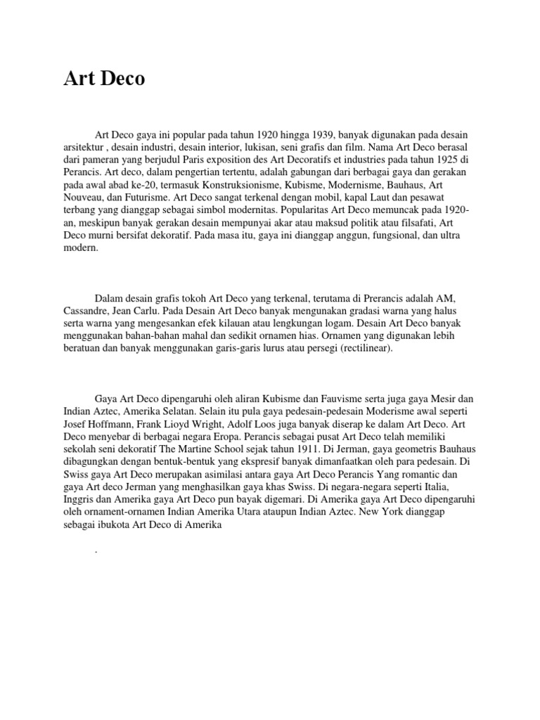Art Deco | PDF