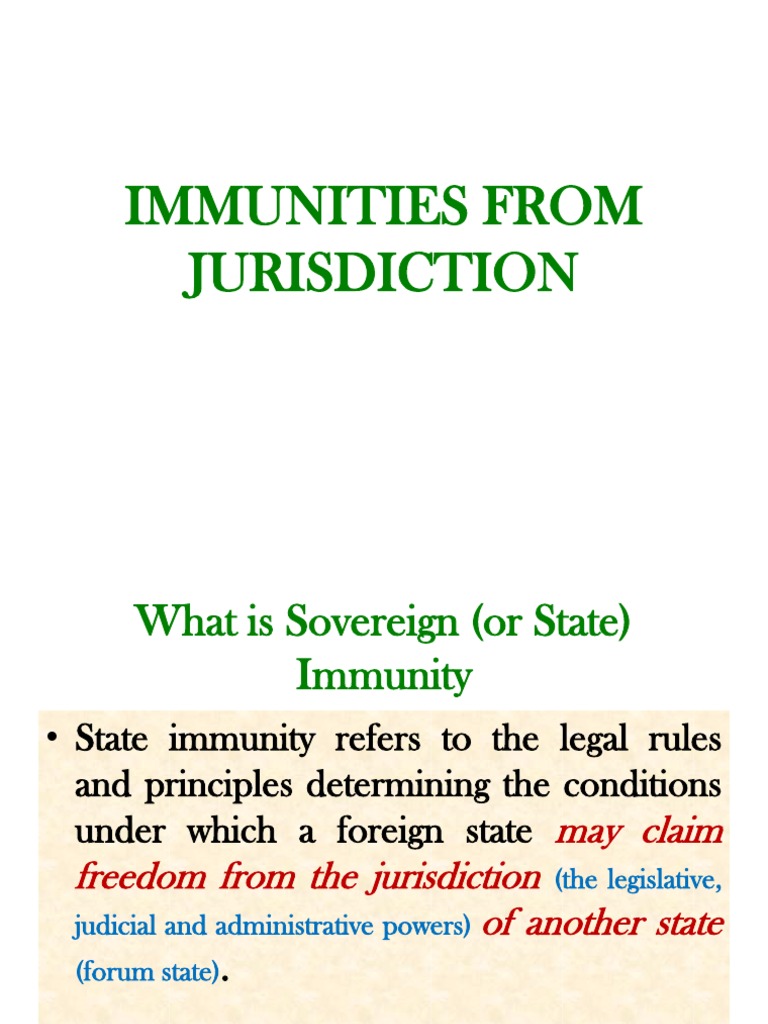 State Immunity in International Law | PDF | Sovereignty | Sovereign State