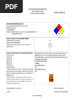 Cuso4 (5h2o) Ficha de Seguridad | PDF | Cobre | Magnesio