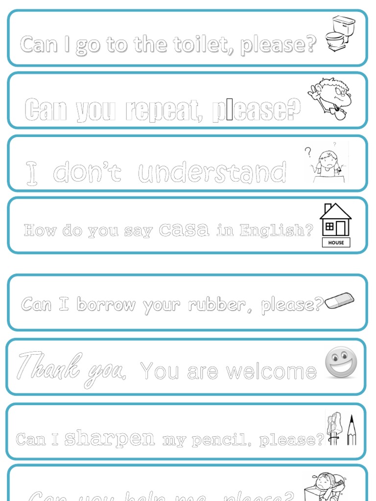 Classroom Language | PDF