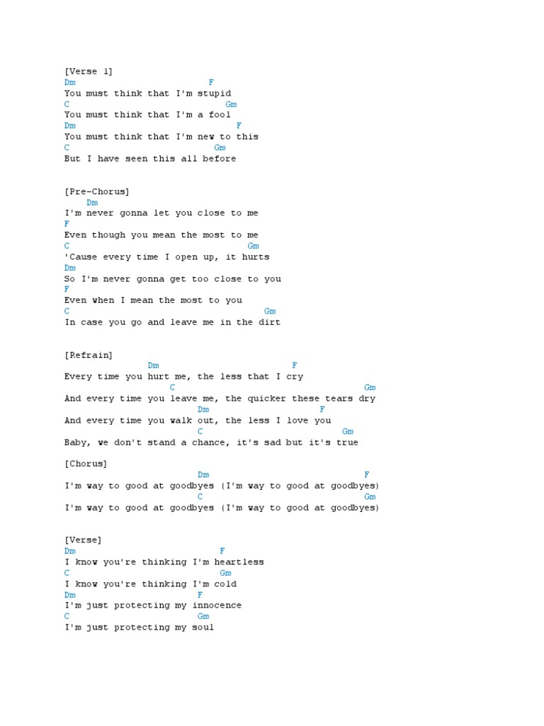 Verse 1 | PDF | Refrain | Song Structure