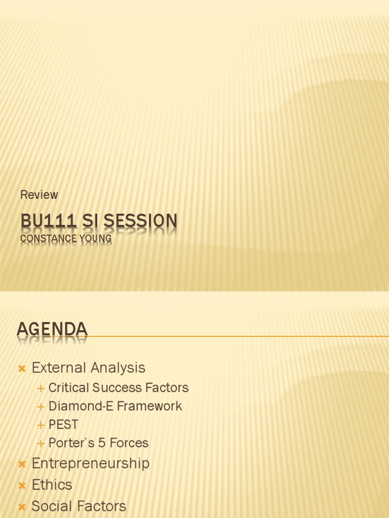 BU111 SI Session - Review | PDF | Entrepreneurship | Taxes