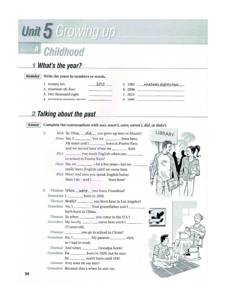 Unit 5 Inglés III. Ejercicios | PDF