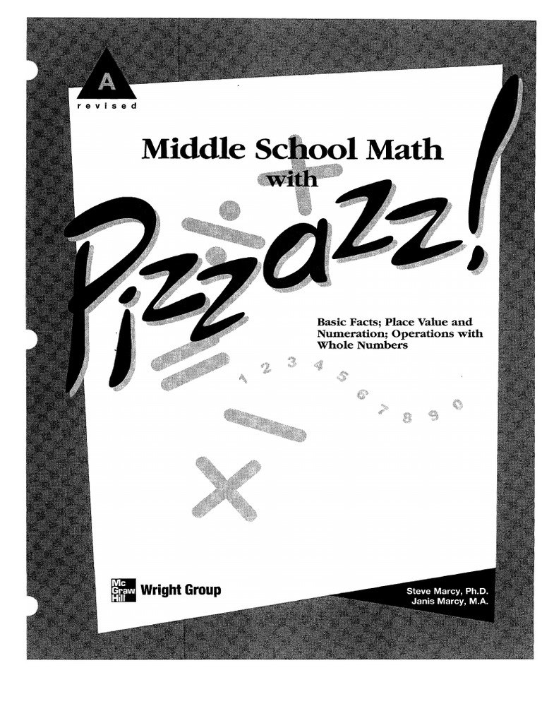 Pizzazz Book A | PDF | Division (Mathematics) | Multiplication