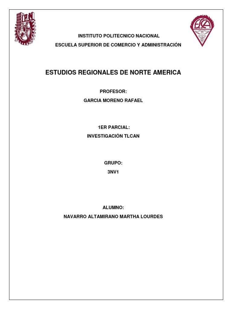 TLCAN | PDF | Tratado de Libre Comercio Norteamericano | Canadá