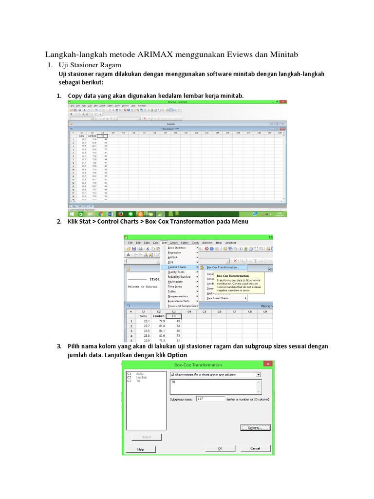 Tutorial ARIMAX | PDF