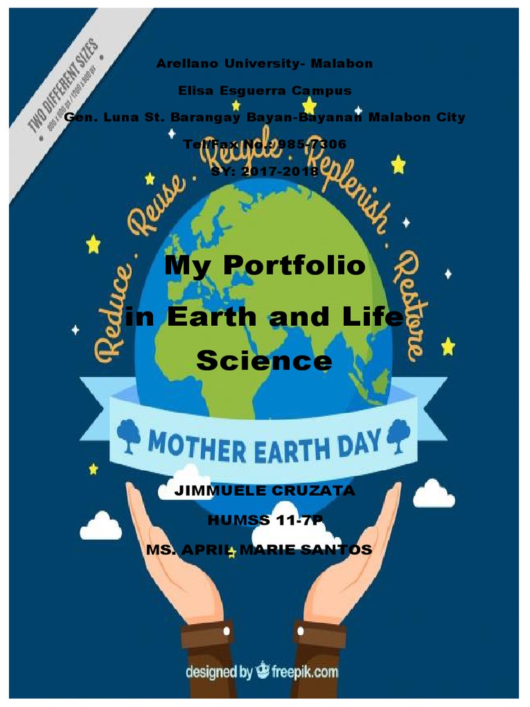 My Portfolio in Earth and Life Science | PDF