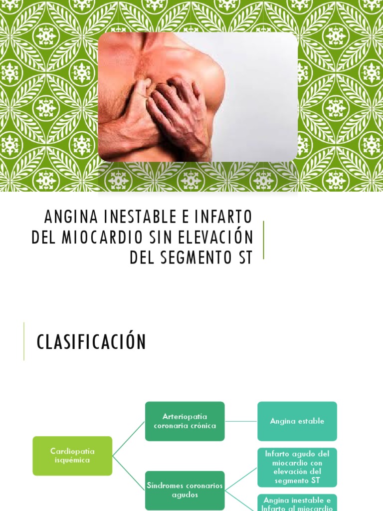Angina Inestable e Imsest[1] | Infarto de miocardio | Angina de pecho