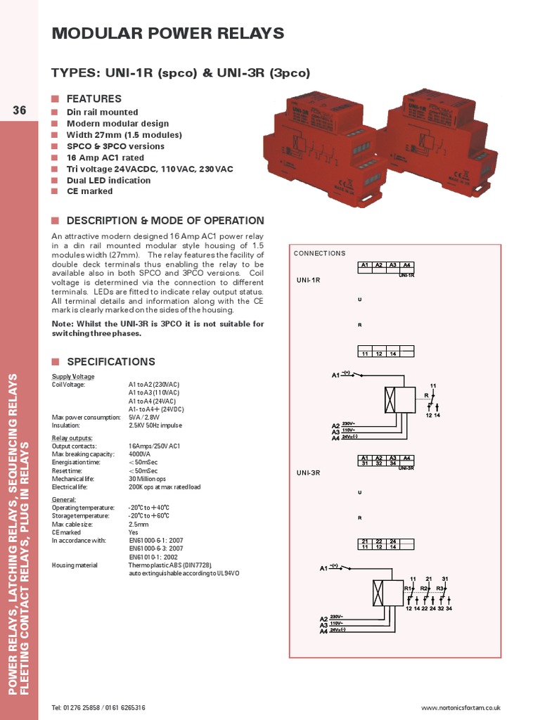 Control Relays | PDF | Relay | Switch