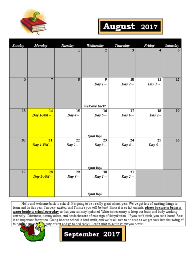 School Year Calendar 2017-2018 | PDF | Thanksgiving | Observances