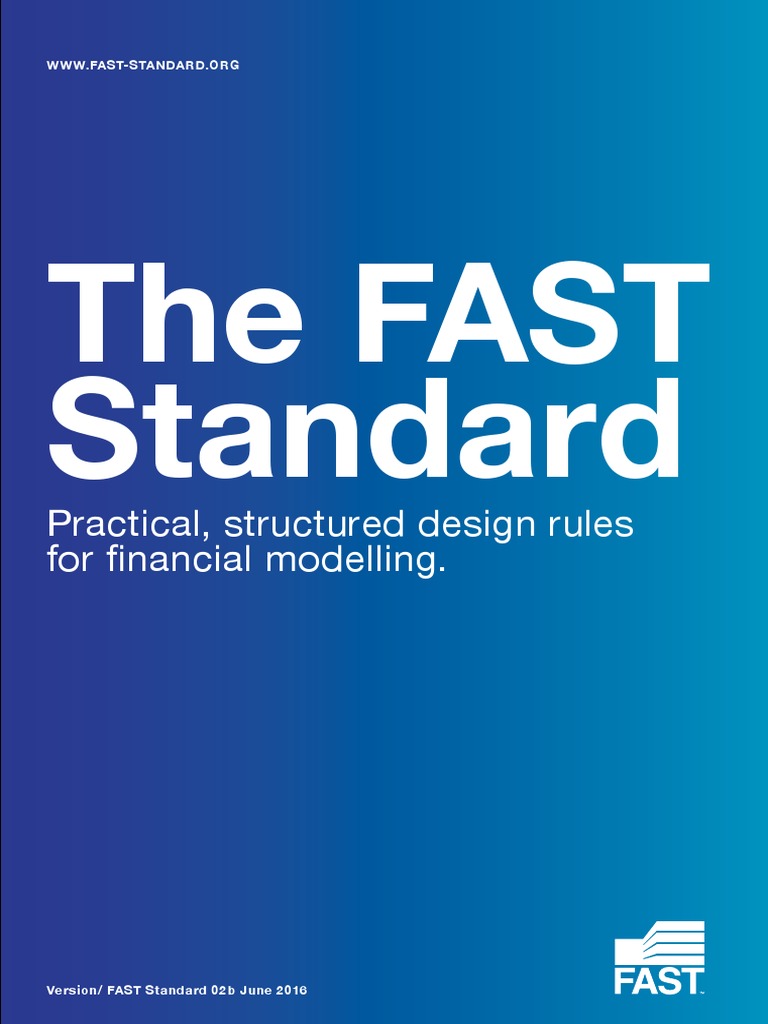 FAST Standard 02b June 2016 | PDF | Keyboard Shortcut | Microsoft Excel