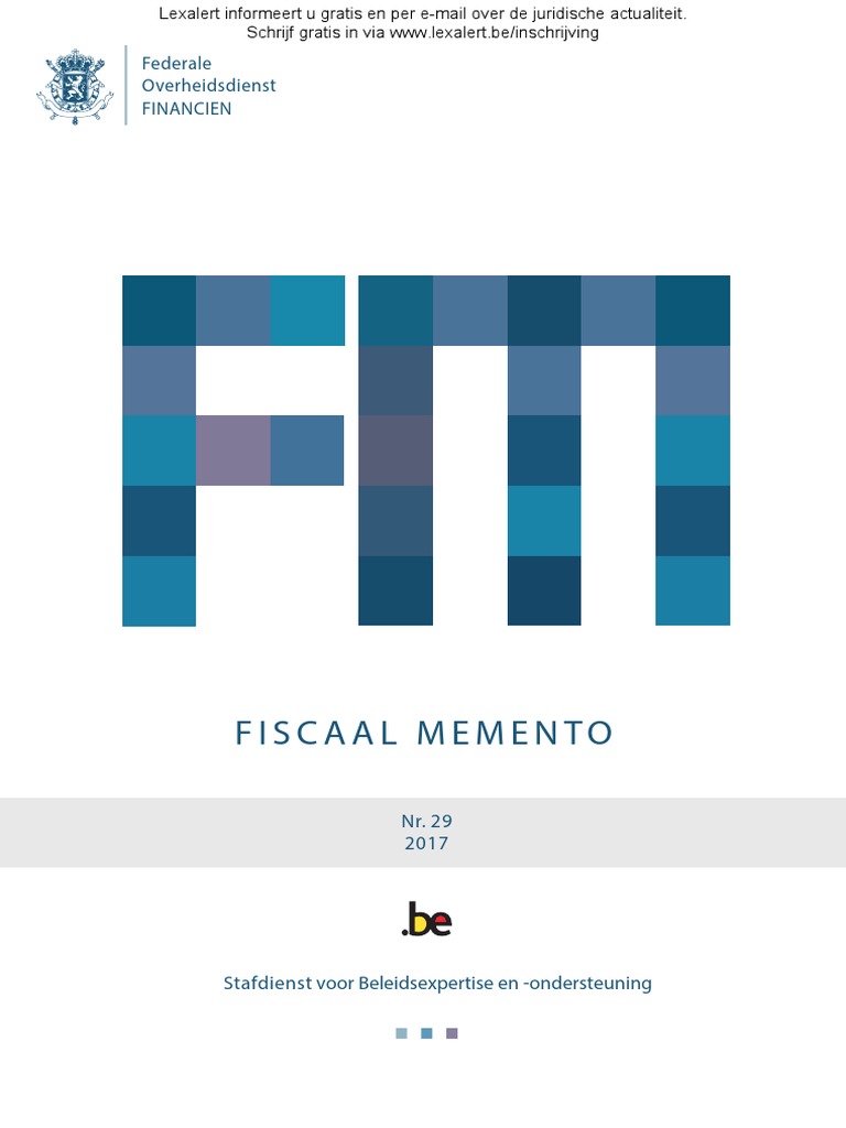 Fiscaal Memento 2017 | PDF