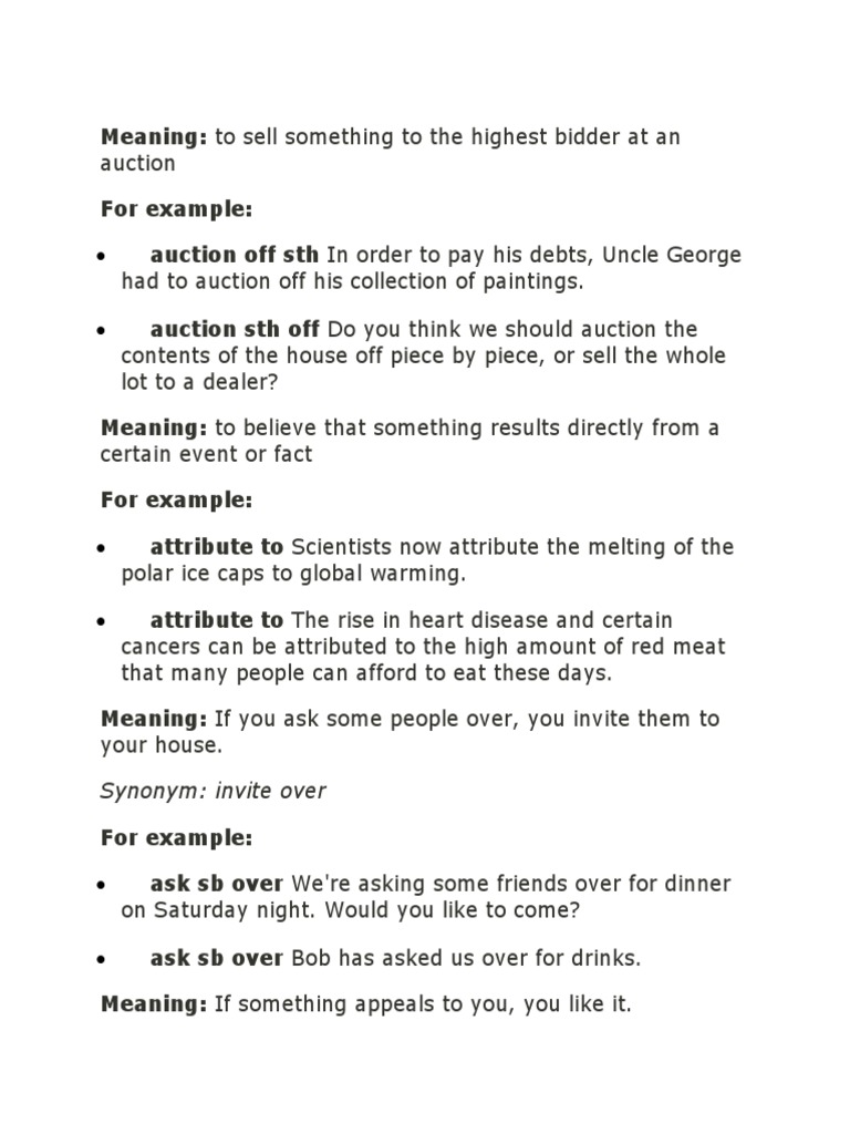Synonym: Invite Over | PDF | Auction