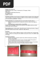 Lesson Plan Maths 1 | PDF | Lesson Plan | Education Theory