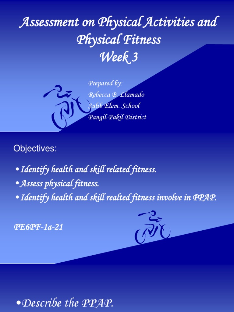 Physical Fitness Assessment Guide | PDF