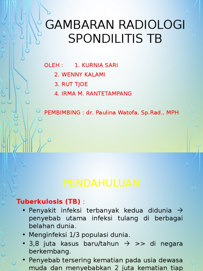 Spondilitis TB | PDF