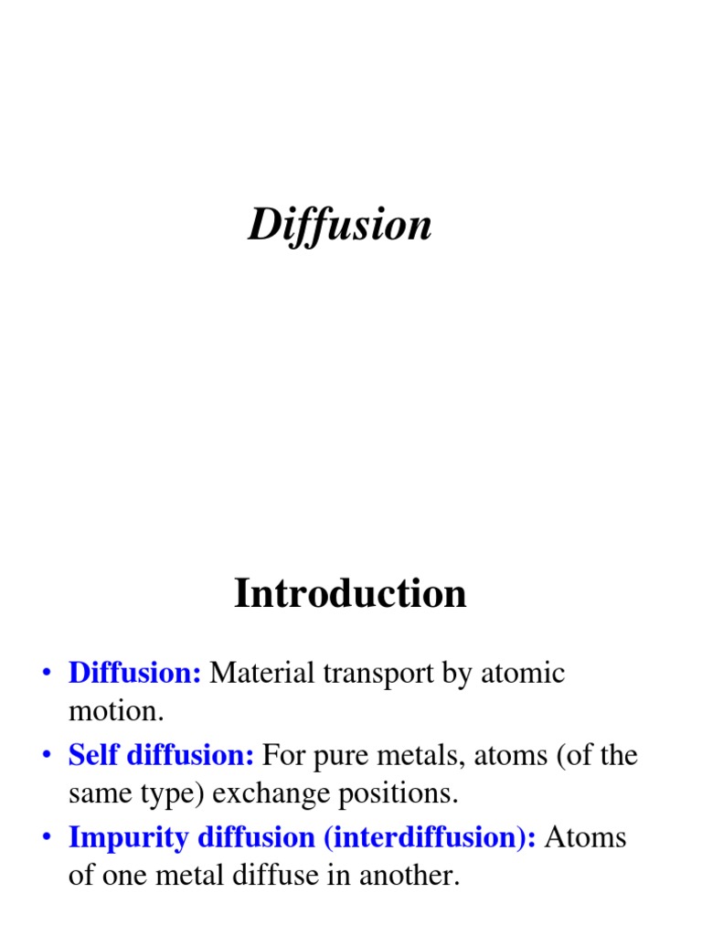 Difusi | PDF | Diffusion | Chemical Bond