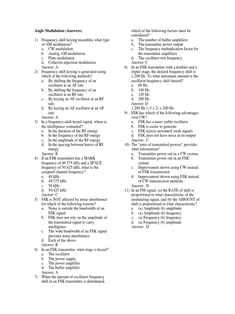 Understanding Frequency Modulation: Key Concepts and Formulas Explained ...