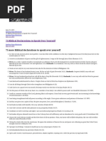 100 Declarations To Speak Over Your Life | PDF | God In Christianity ...