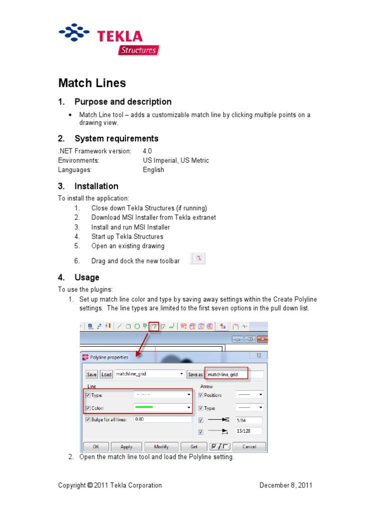Match Lines: 1. Purpose and Description | PDF