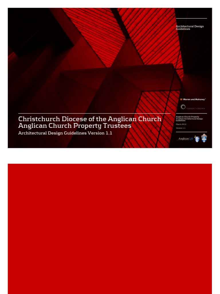 Anglican Church Design Guidelines | PDF | Anglicanism | Strategic Planning