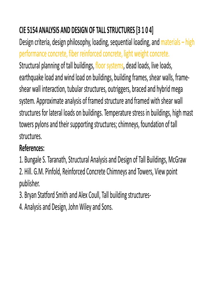 Tall Buildings 1 r0 | PDF