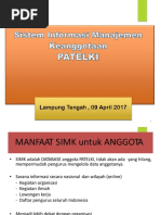 Panduan SIMK PATELKI untuk Anggota | PDF