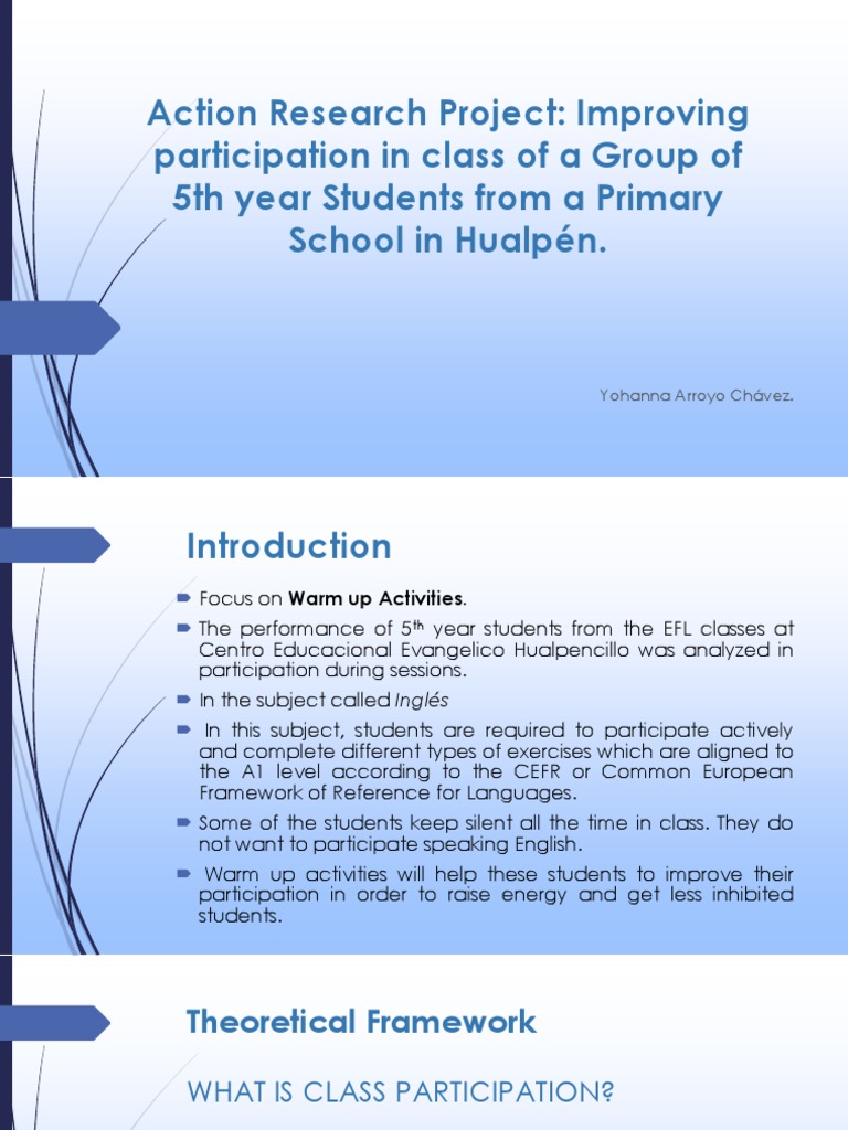 Action Research Project Mine | PDF | Cognitive Science | Learning