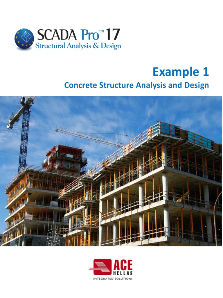 Scada Pro - 1 - Example - Concrete - EN PDF | PDF | Basement | Beam ...