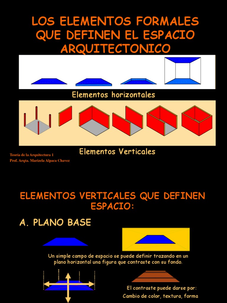 Los Elementos Formales-Espacio Arqu. | PDF | Espacio | Geometria plana)