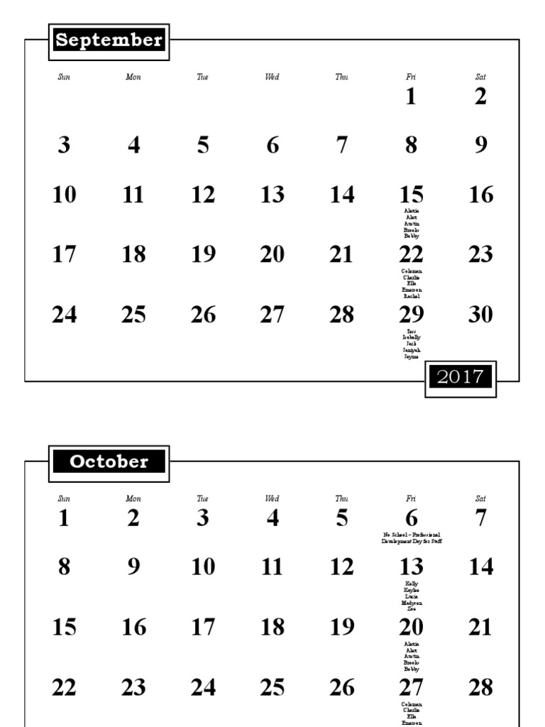 2017 Show and Tell Schedule | PDF