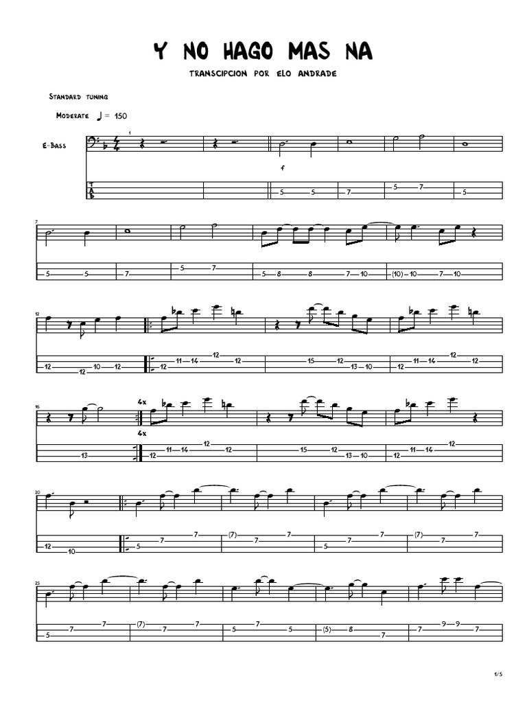 Y No Hago Mas Na - El Gran Combo | PDF