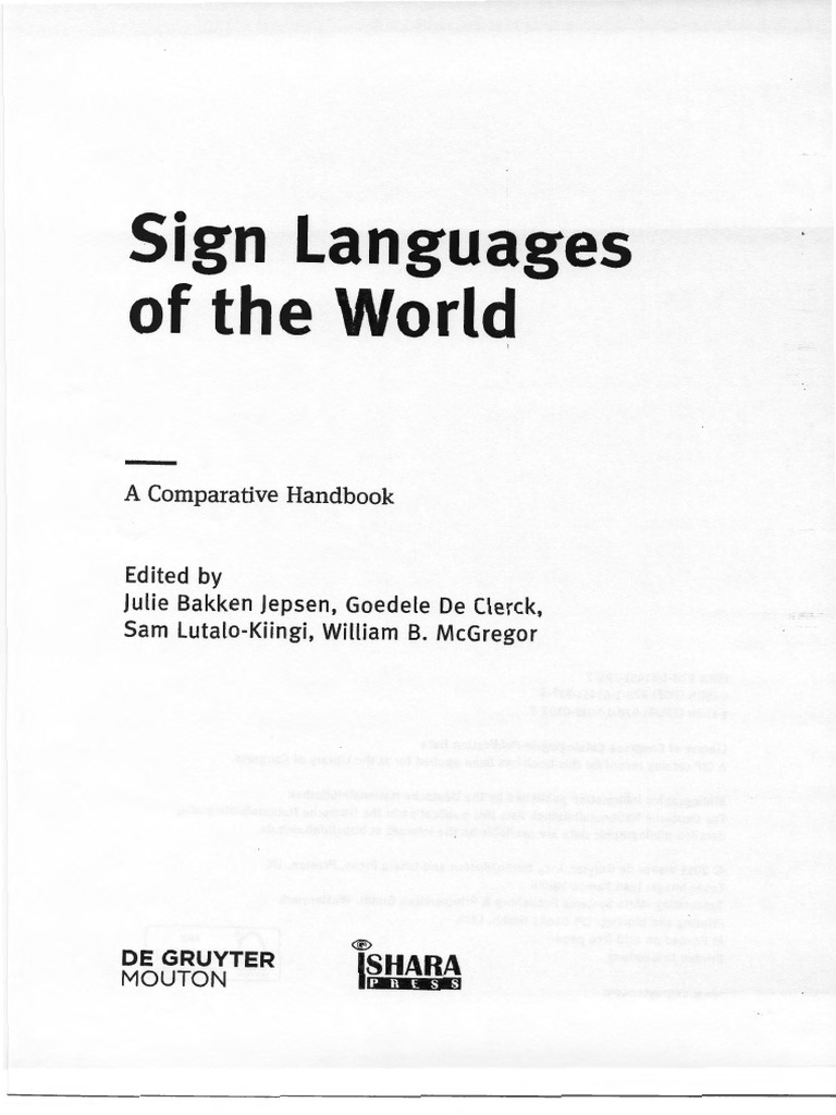 Taiwan Sign Language | PDF | Sign Language | Verb