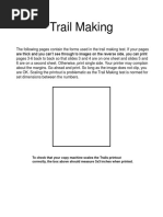 Trail Making Test | PDF