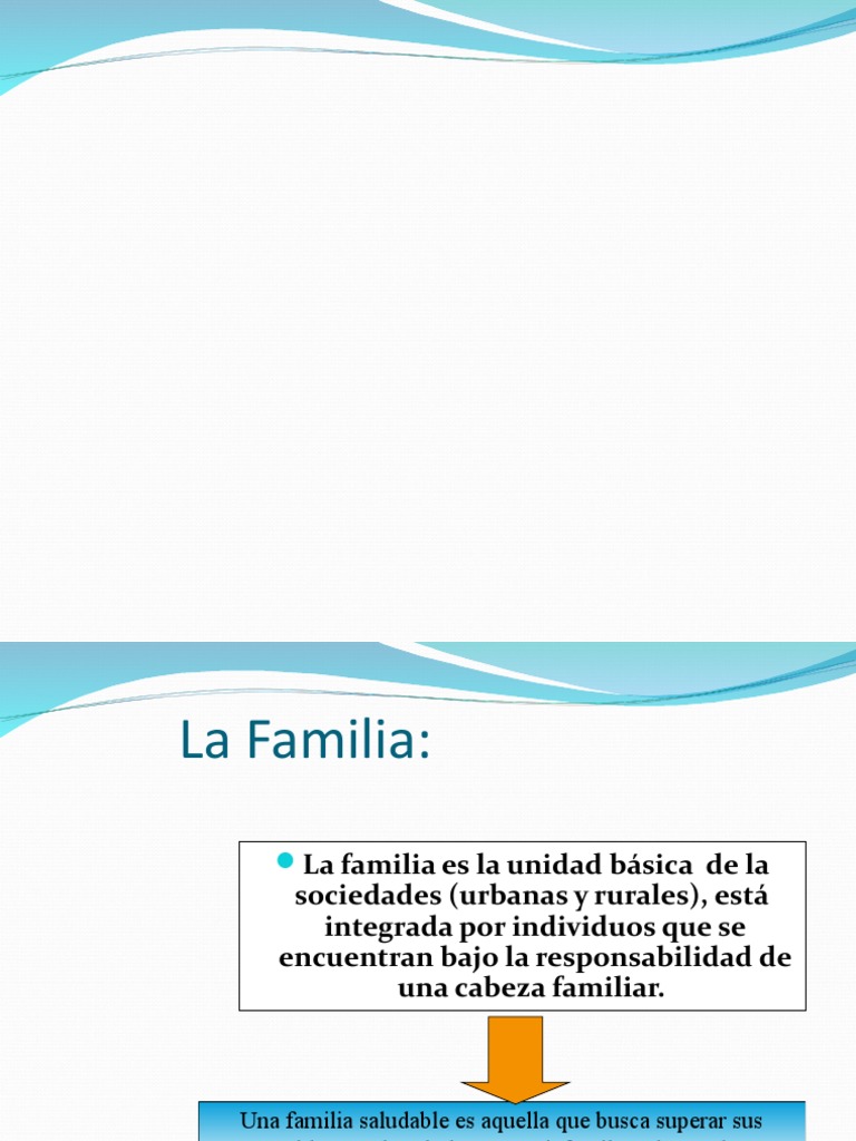 La Familia Diapositivas | PDF | Familia | Arreglos de vivienda