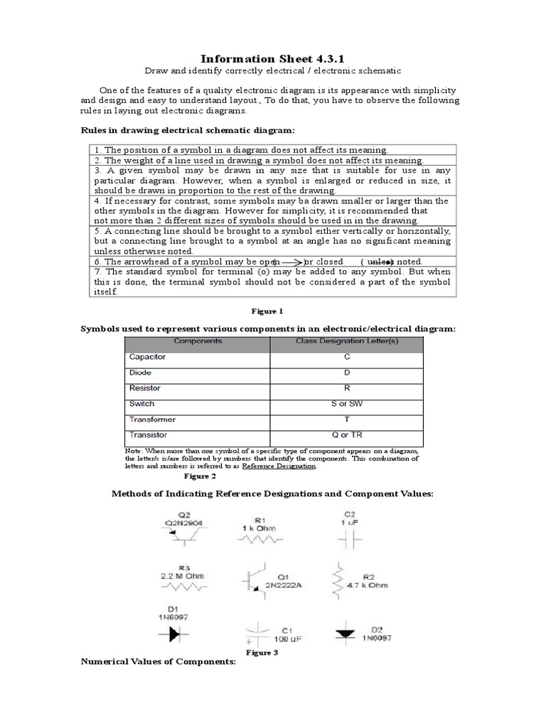 Drawing Electrical Schematic Diagrams | PDF | Electronics | Electronic ...