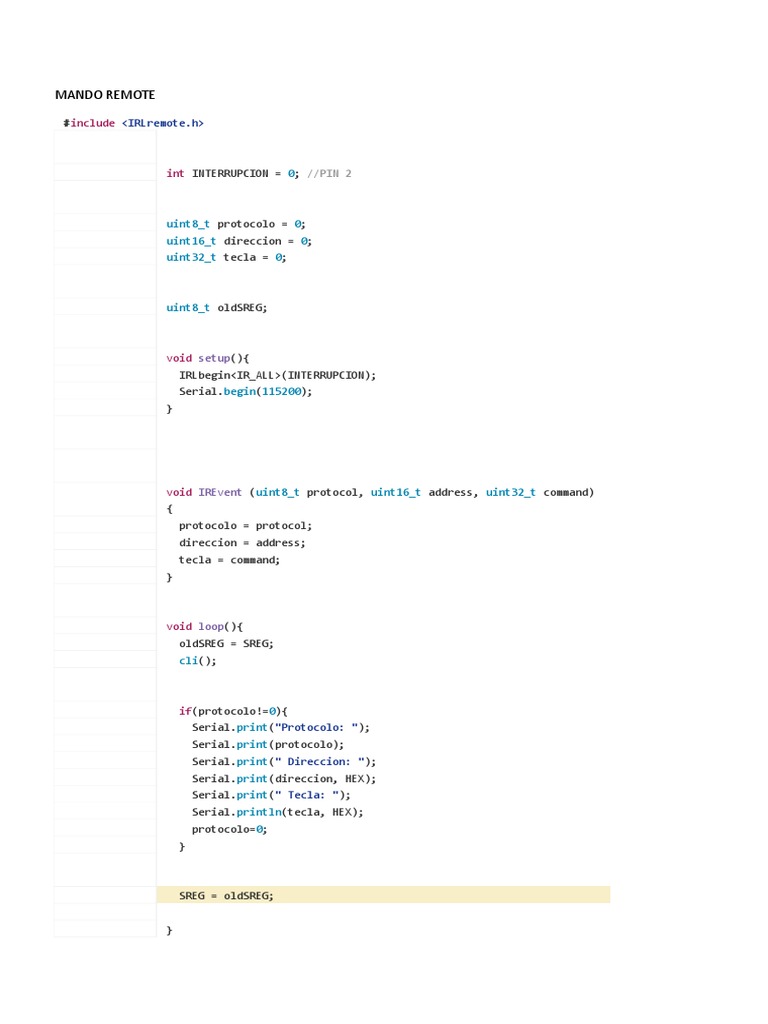 Programas Arduino | PDF | Naturaleza