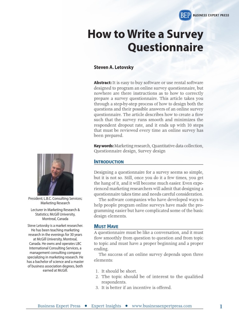 9781947098558 | PDF | Survey Methodology | Marketing Research