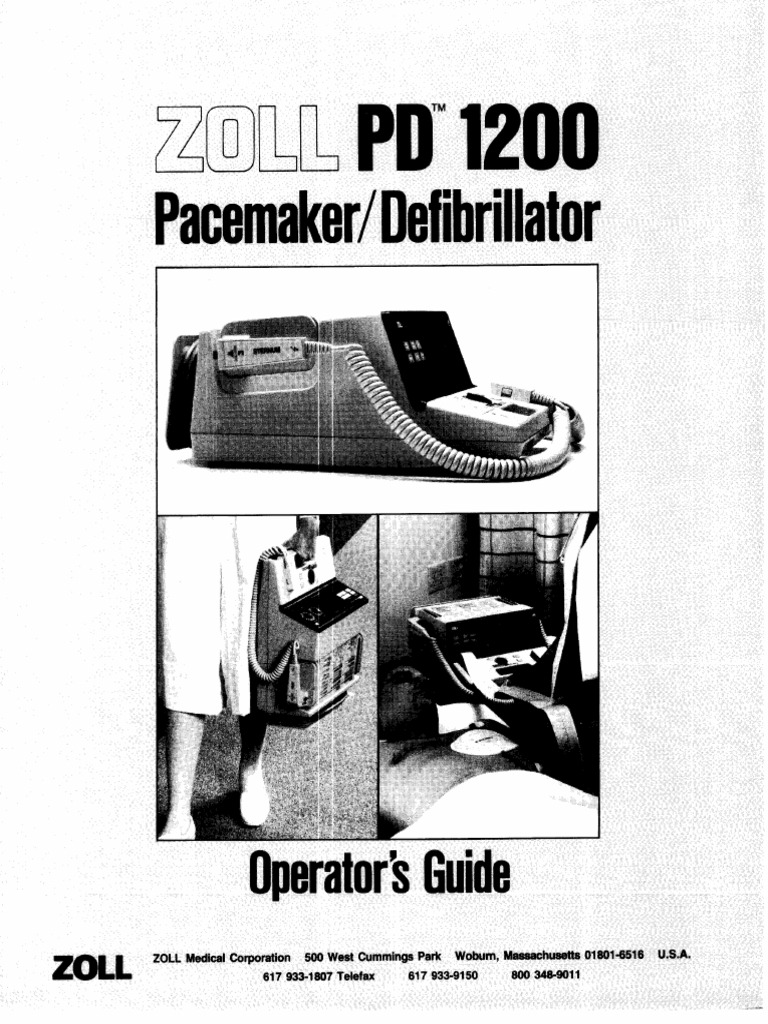 Zoll-1200-Op USUARIO PDF | PDF | Artificial Cardiac Pacemaker | Cardiac ...