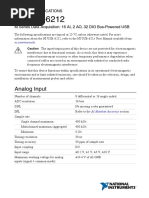 NI USB-6001 Datasheet | PDF | Electromagnetic Compatibility ...