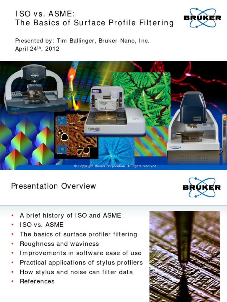 ISO-vs-ASME - The Basics of Surface Profile Filtering April-2012 PDF | PDF