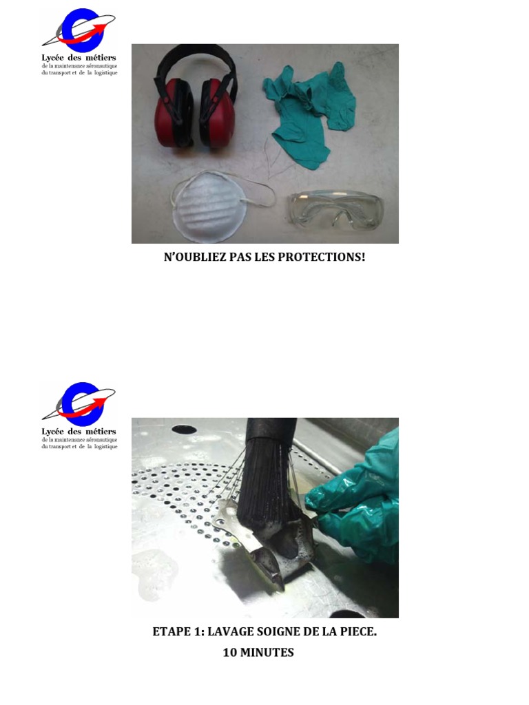 Les Étapes Du Ressuage | PDF