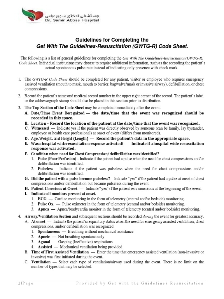 Get With The Guideline Resuscitation | PDF | Cardiopulmonary ...
