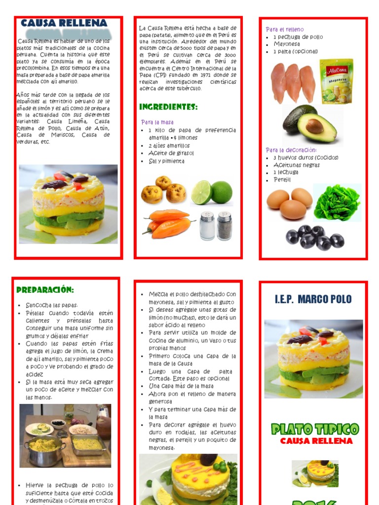 CAUSA Rellena | Patata | Mayonesa