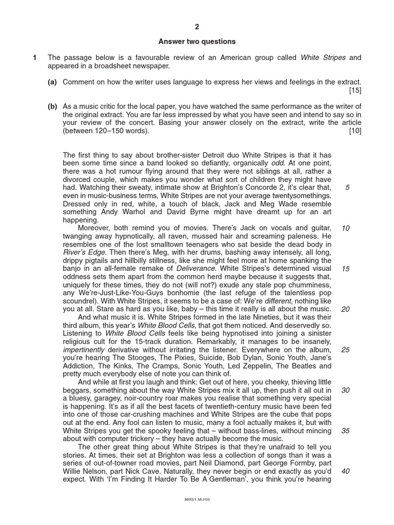 English Language Paper 1 and 2 | PDF | Rms Titanic | Leisure