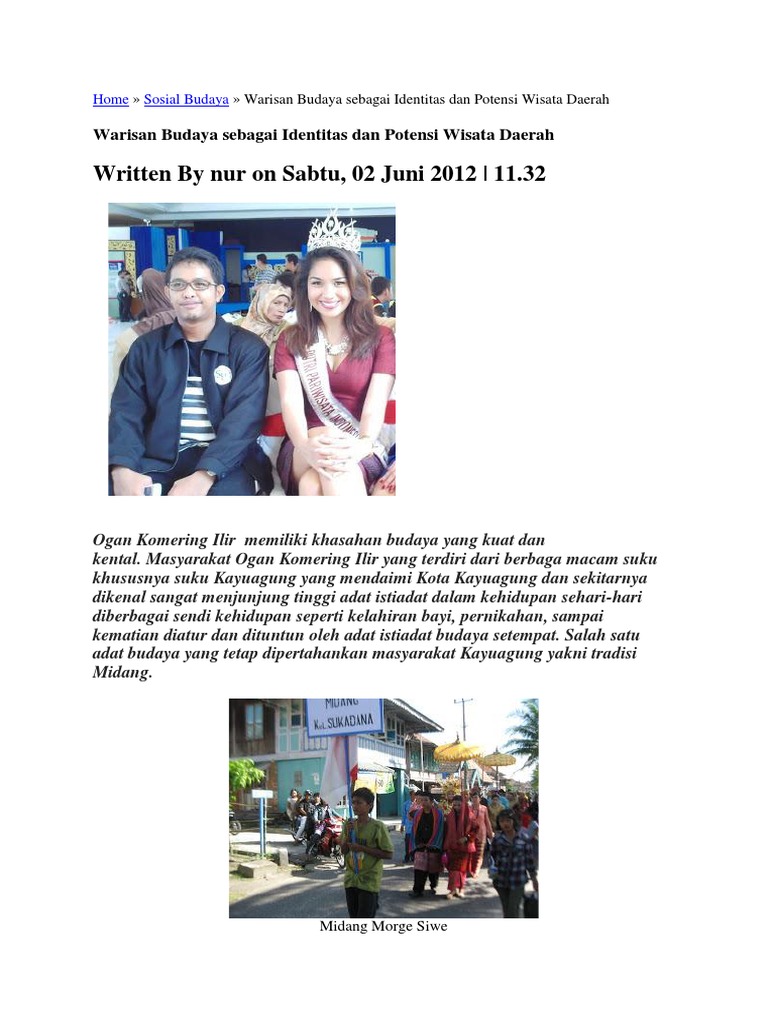 Budaya Midang | PDF
