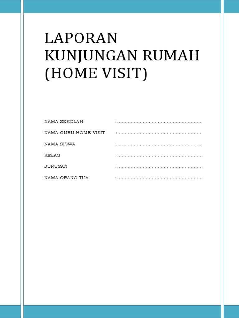 Laporan Kunjungan Rumah | PDF